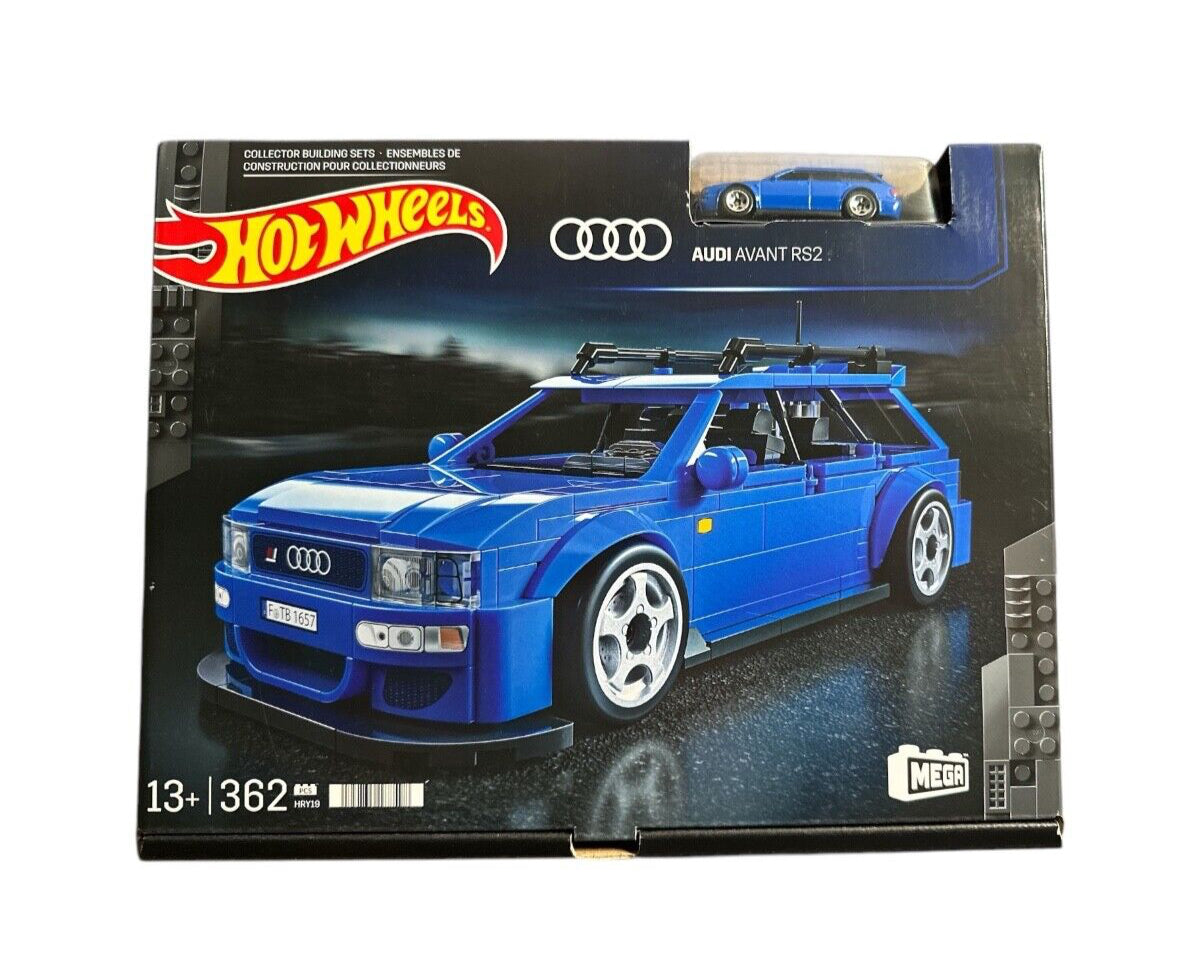MEGA Hot Wheels Audi RS2 Collector Building Set | 352 Pieces, HRY19 ...