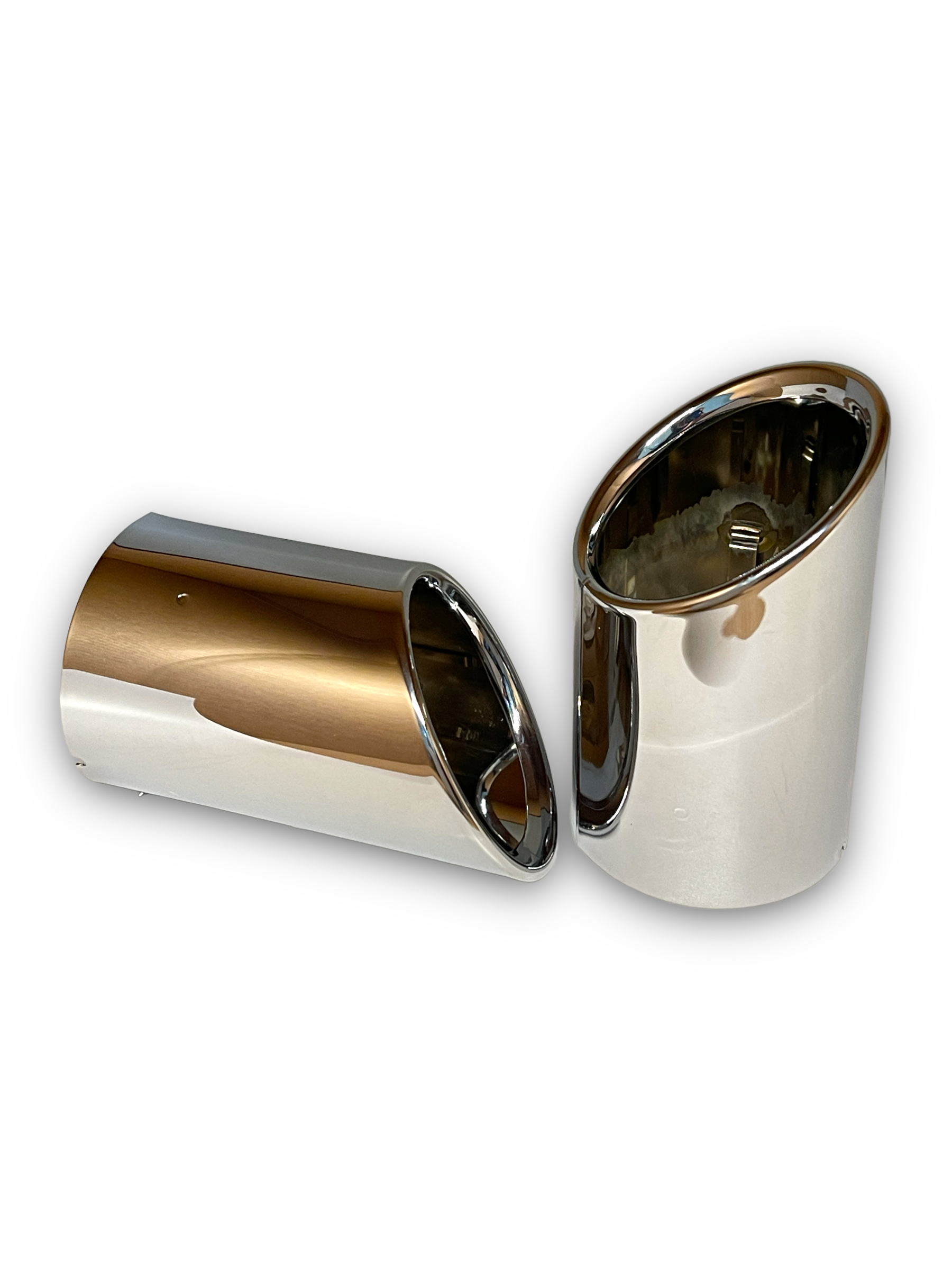 Genuine Chrome Exhaust Tailpipe Trims | A4, A4 Allroad, A5 Coupe & Spo ...