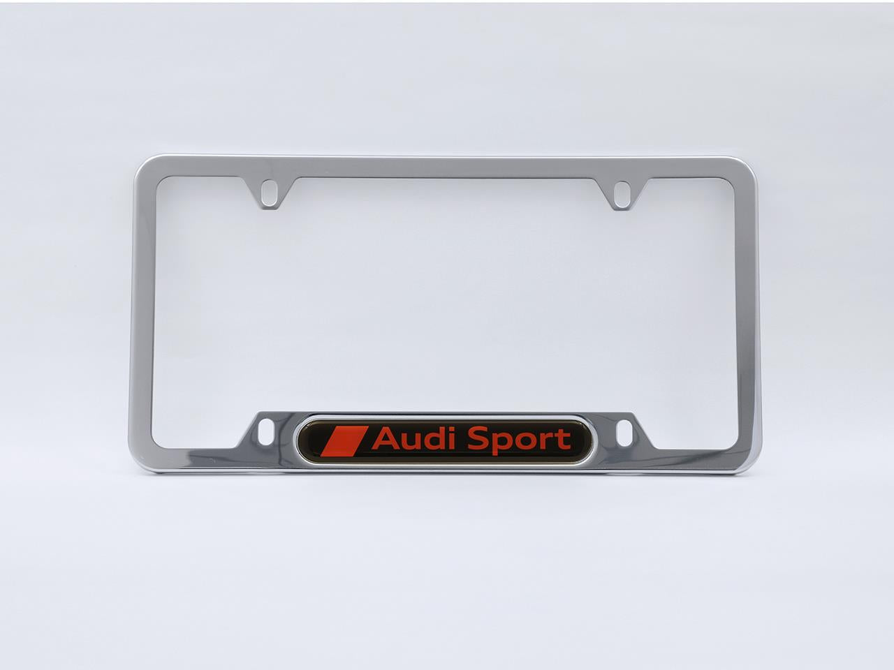 Genuine Audi Sport License Plate Frame | Polished – PartsByTopher LLC